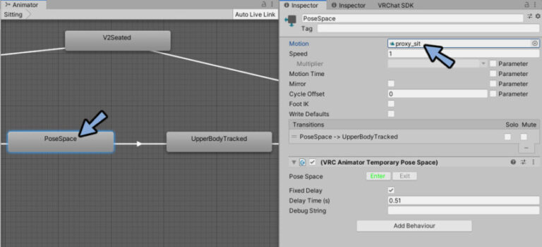 【VRChat】座りポーズ変更と高さの調整方法（Sitting） | しぐにゃもブログ