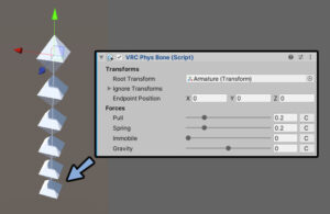 【VRChat】PhysBoneの設定方法・Componentについて | しぐにゃもブログ