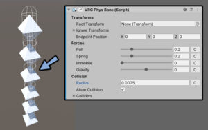 【VRChat】PhysBoneの設定方法・Componentについて | しぐにゃもブログ