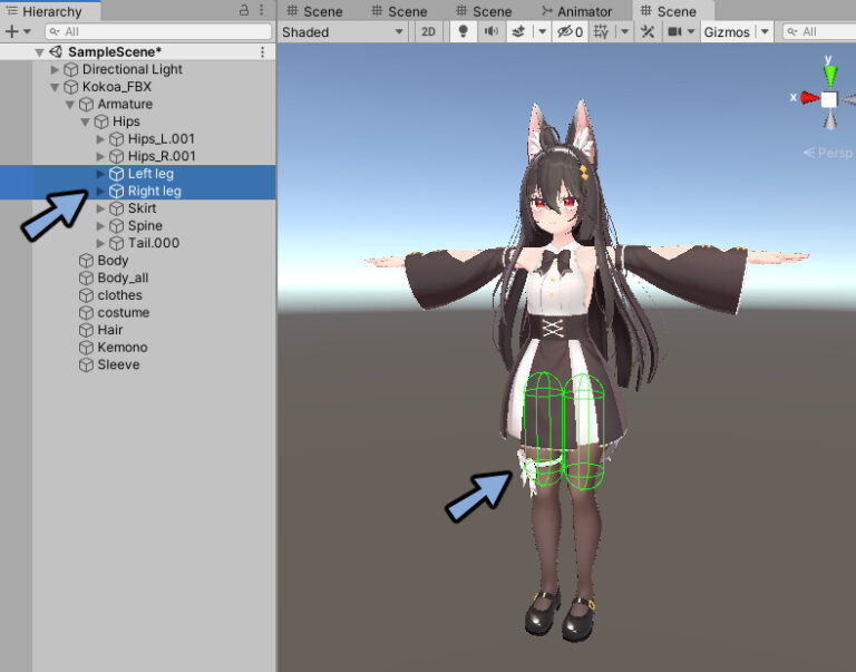 【VRChat】PhysBonesを1から自力で設定する方法 | しぐにゃもブログ