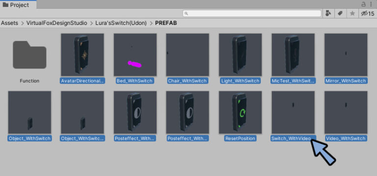 [VRChat] How to Objects etc. change ON/OFF with switch. | しぐにゃもブログ