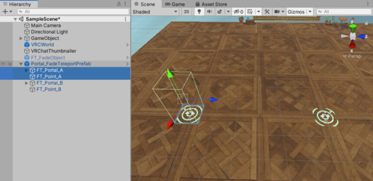 [VRChat]How to teleport using portal with fade in/out | しぐにゃもブログ