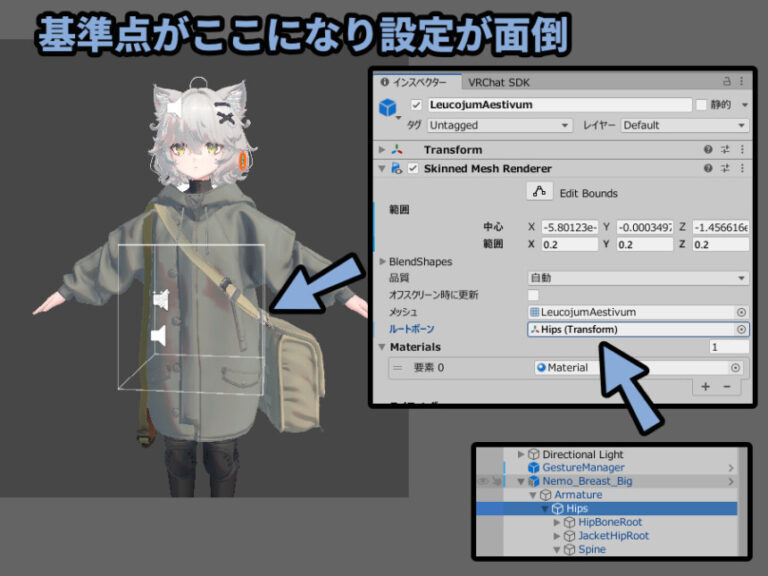 【Unity】Bounds範囲をモデルより一回り大きくする理由 | しぐにゃもブログ